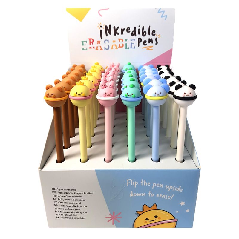 Stylo effaçable Inkredible avec Animaux mignons